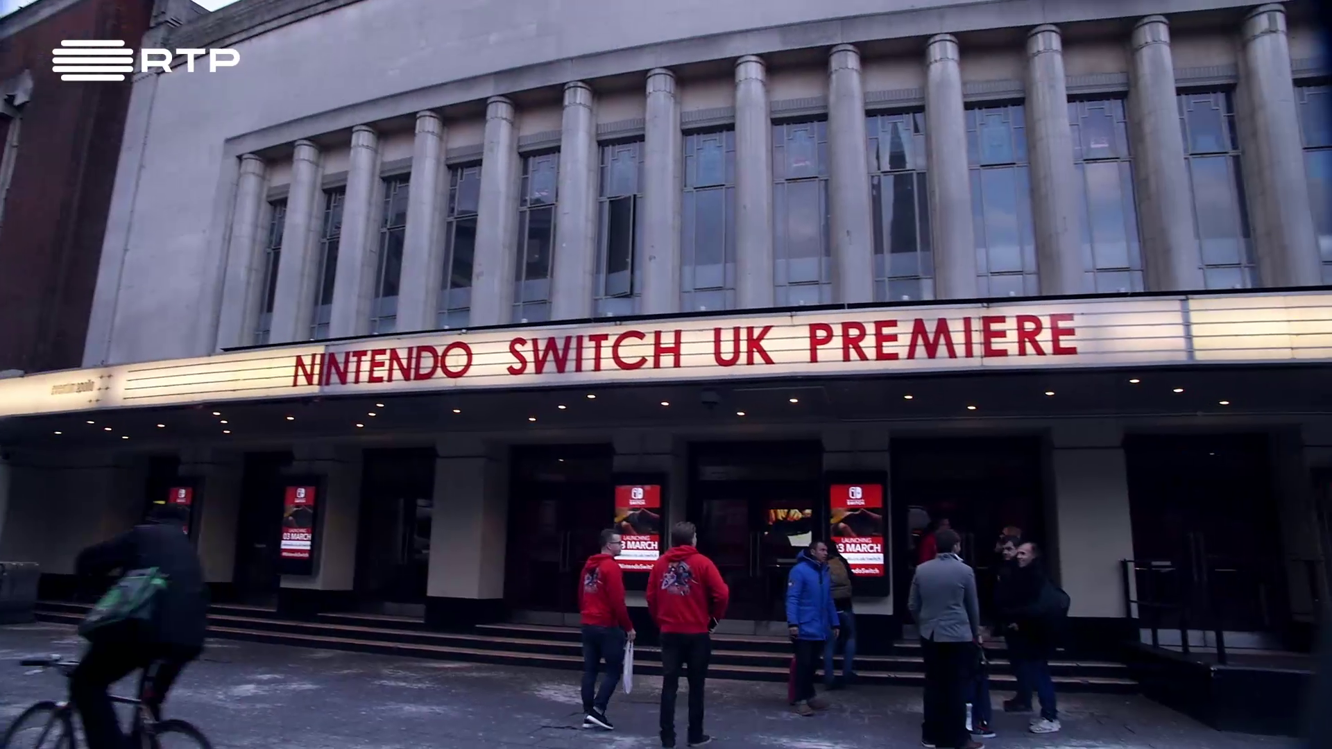 Festa de lançamento da Nintendo Switch em Londres
