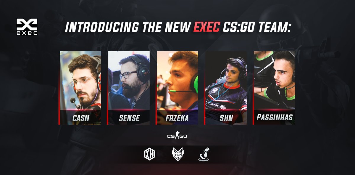 EXEC Esports apresentam novo lineup