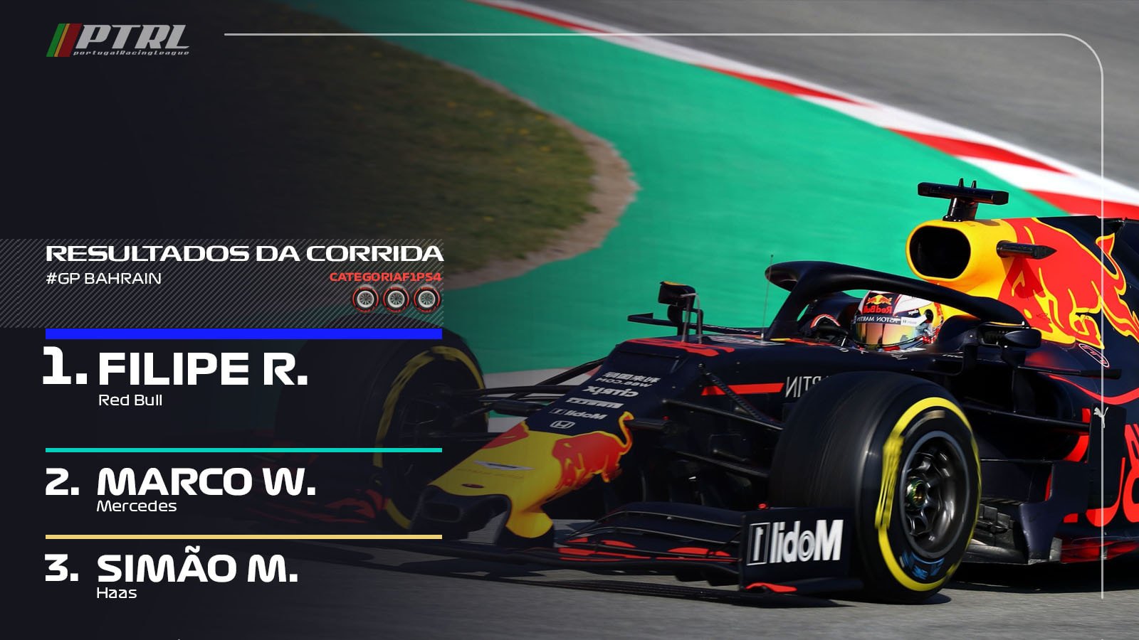 Rabaca vence no Bahrain e sobe à 2ª posição; Not Cars entra no pódio de PC