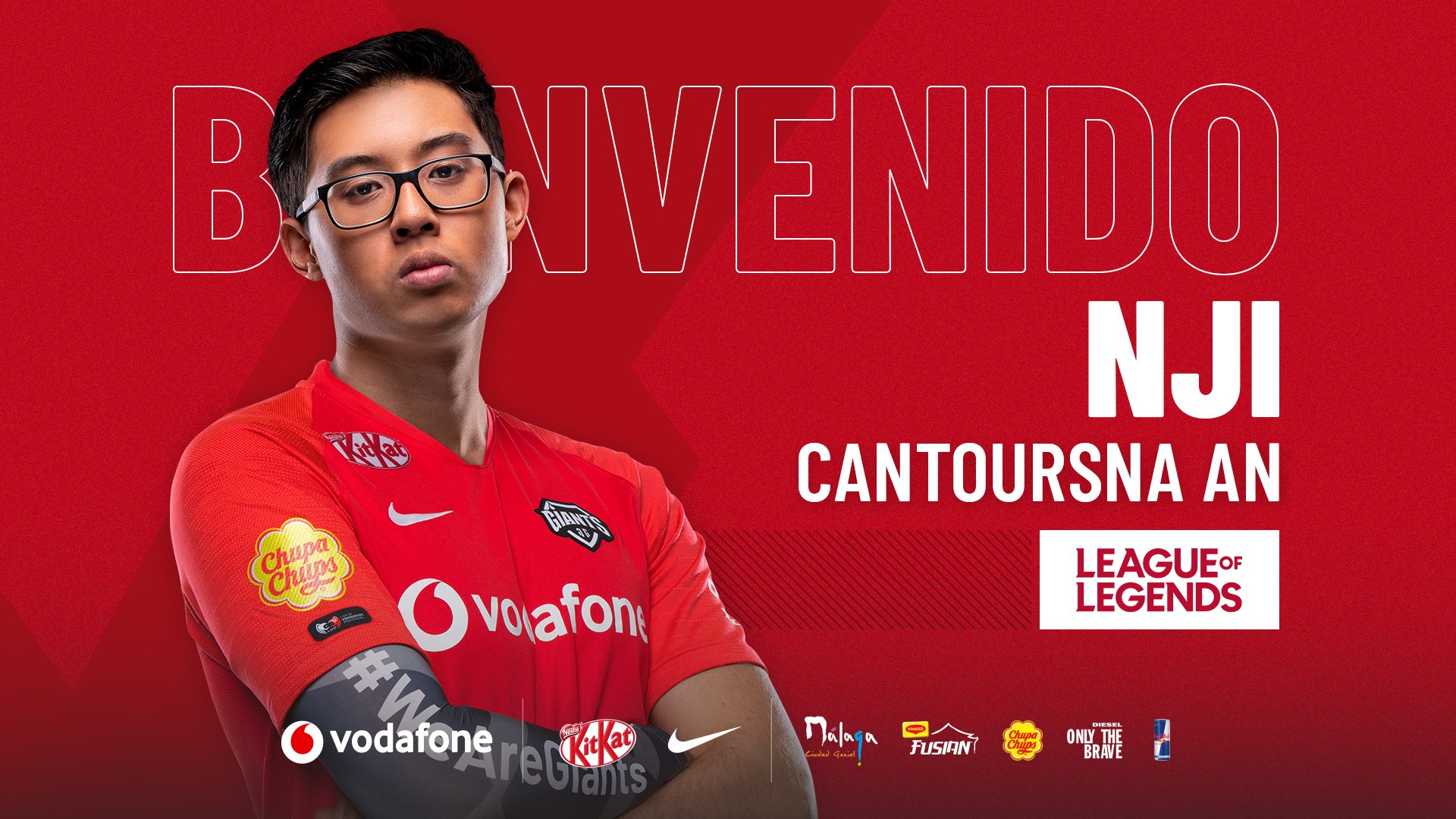 NJI é o novo jungler da Vodafone Giants