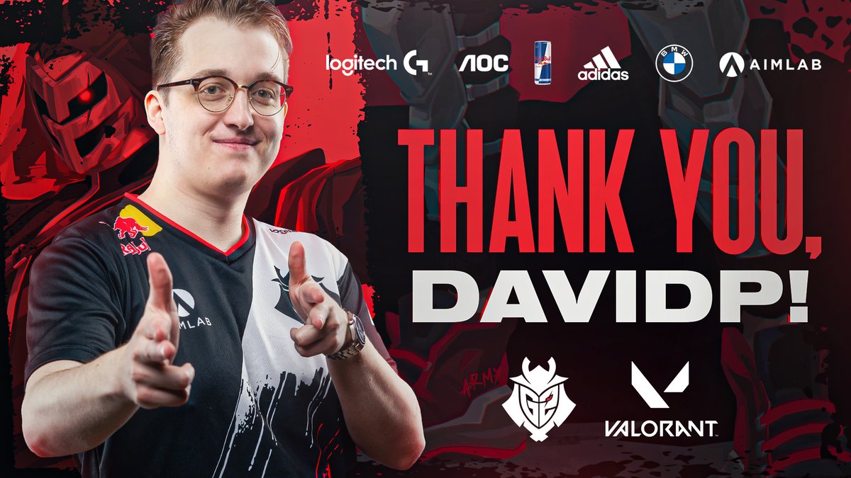 Davidp deixa banco da G2 Esports
