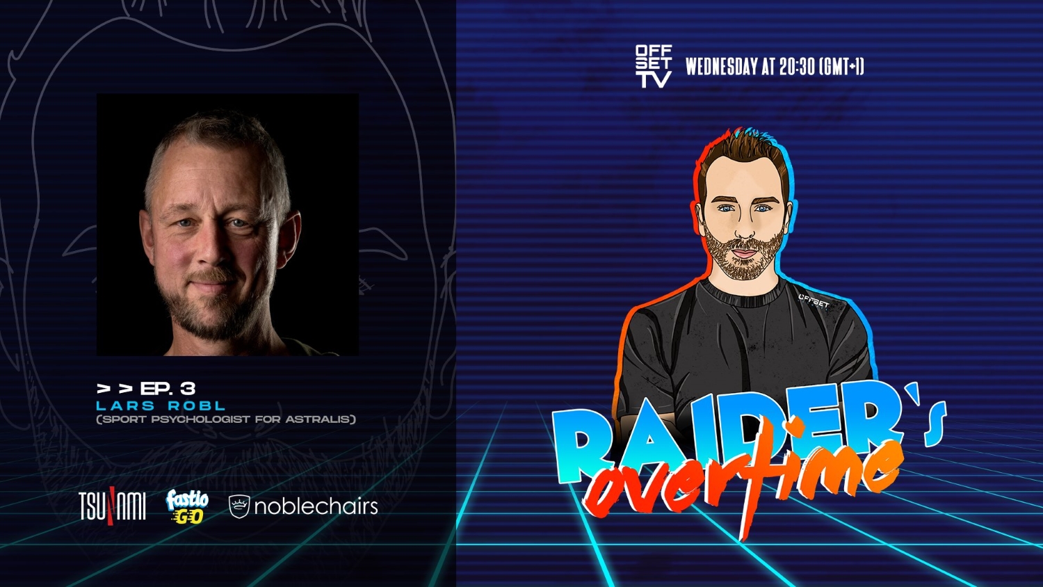Lars Robl da Astralis presente no TheRA1DER's Overtime