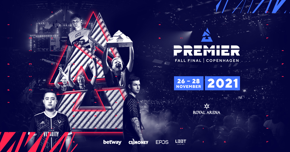 BLAST Premier Fall Final jogada em Copenhaga com público