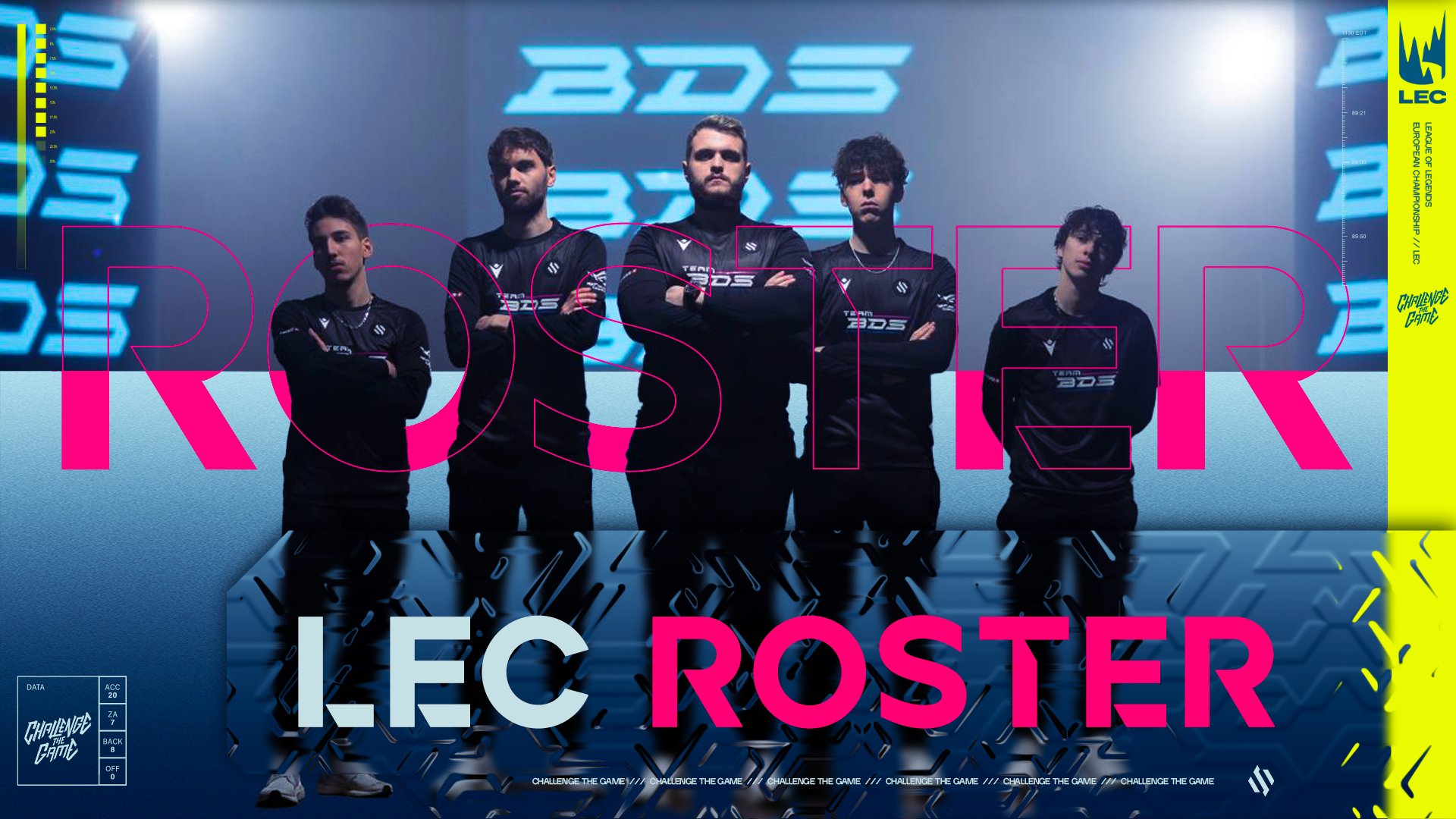 Team BDS revela nova imagem e roster