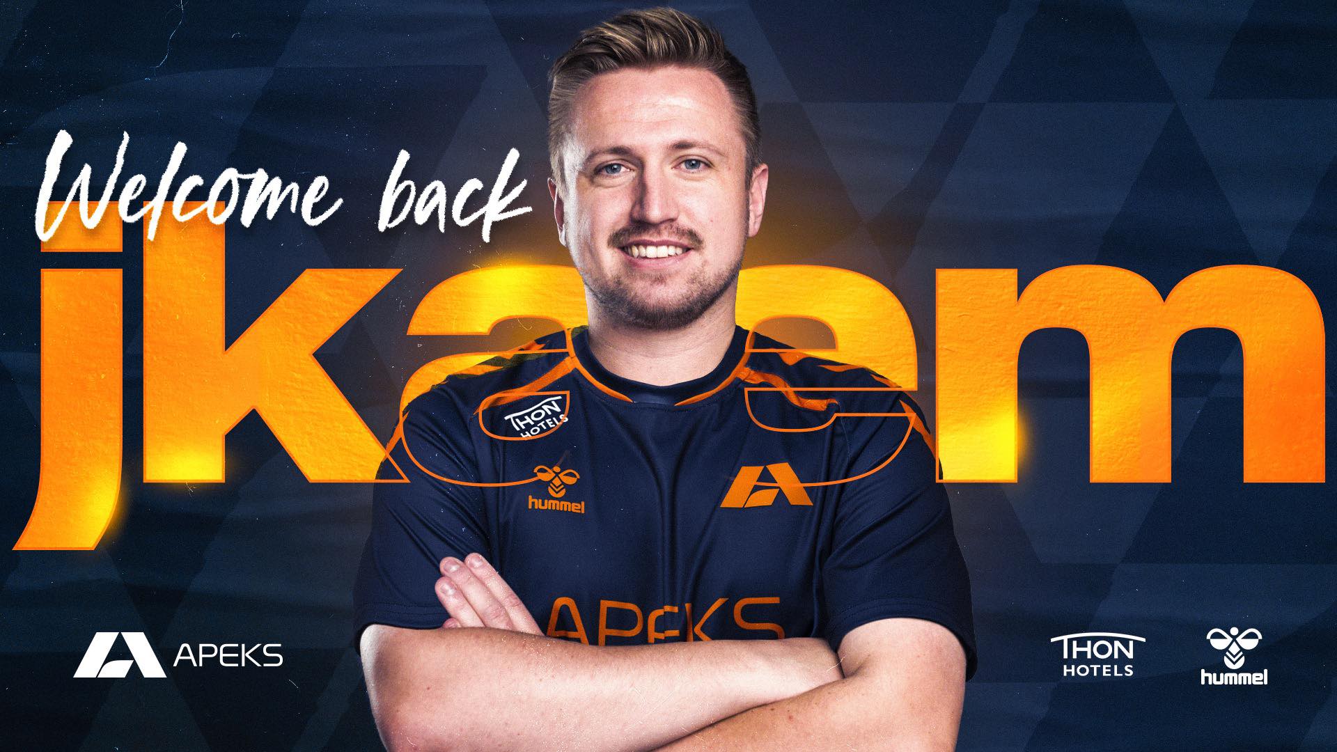 jkaem é o terceiro jogador confirmado na Apeks