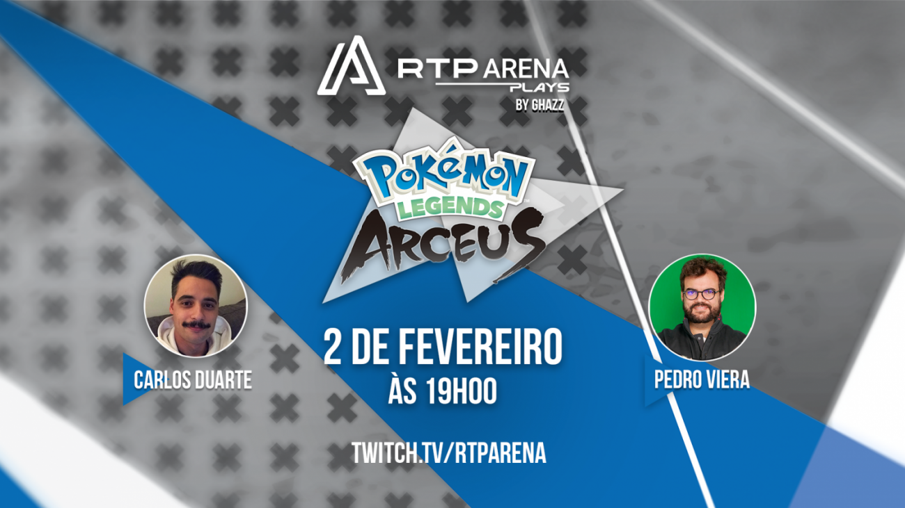 Pokémon Legends: Arceus abre o RTP Arena Plays em 2022!