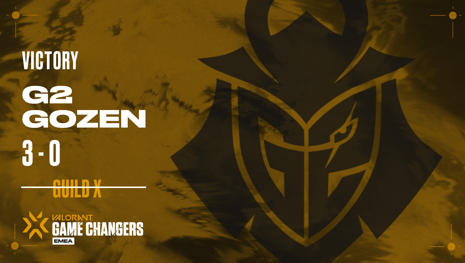 G2 Gozen conquista 2º VCT EMEA Game Changers