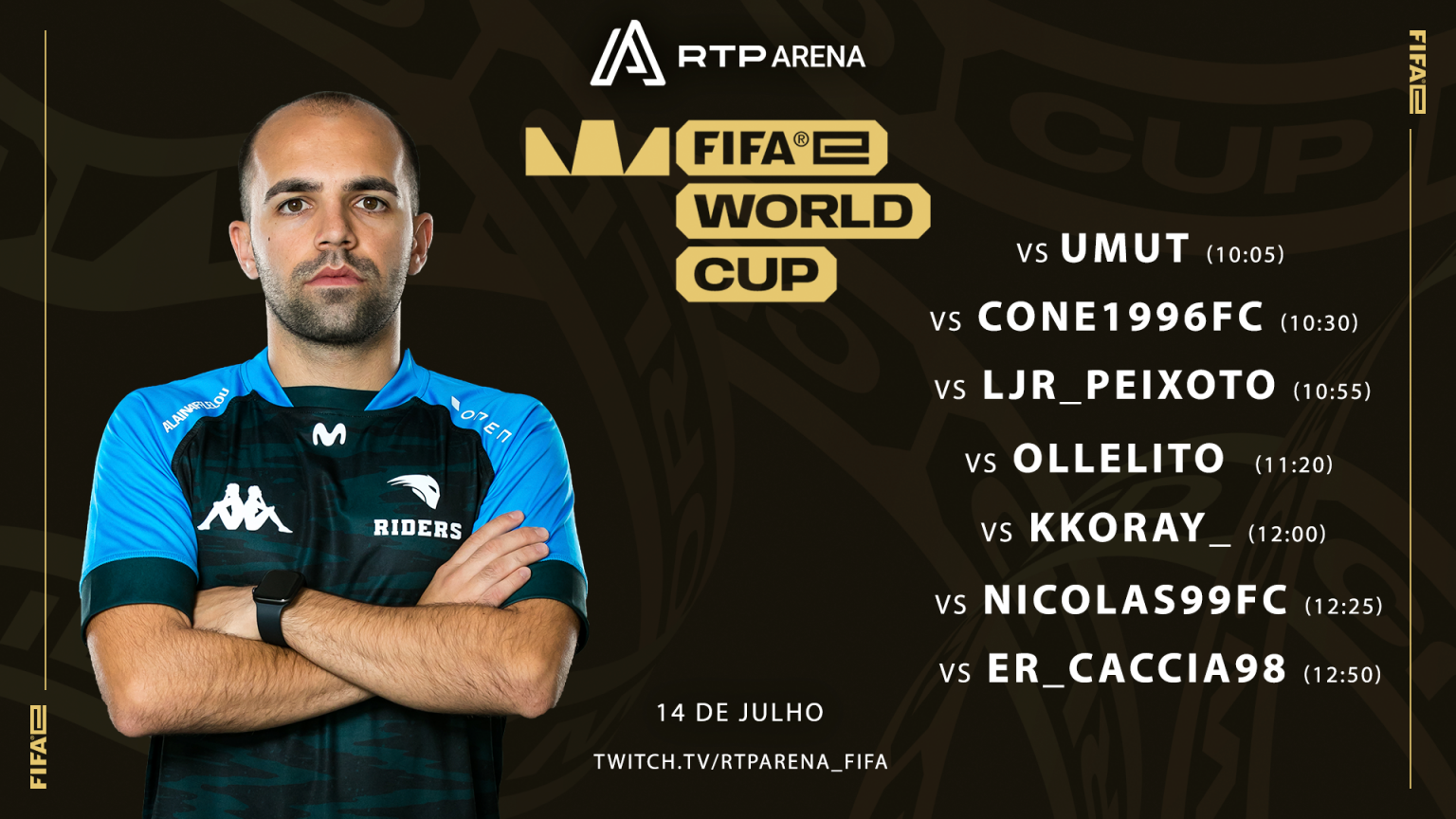FIFAe World Cup é na tua RTP Arena!