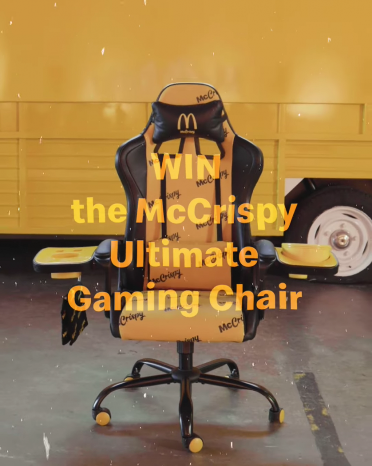 McDonald's cria cadeira de gaming peculiar