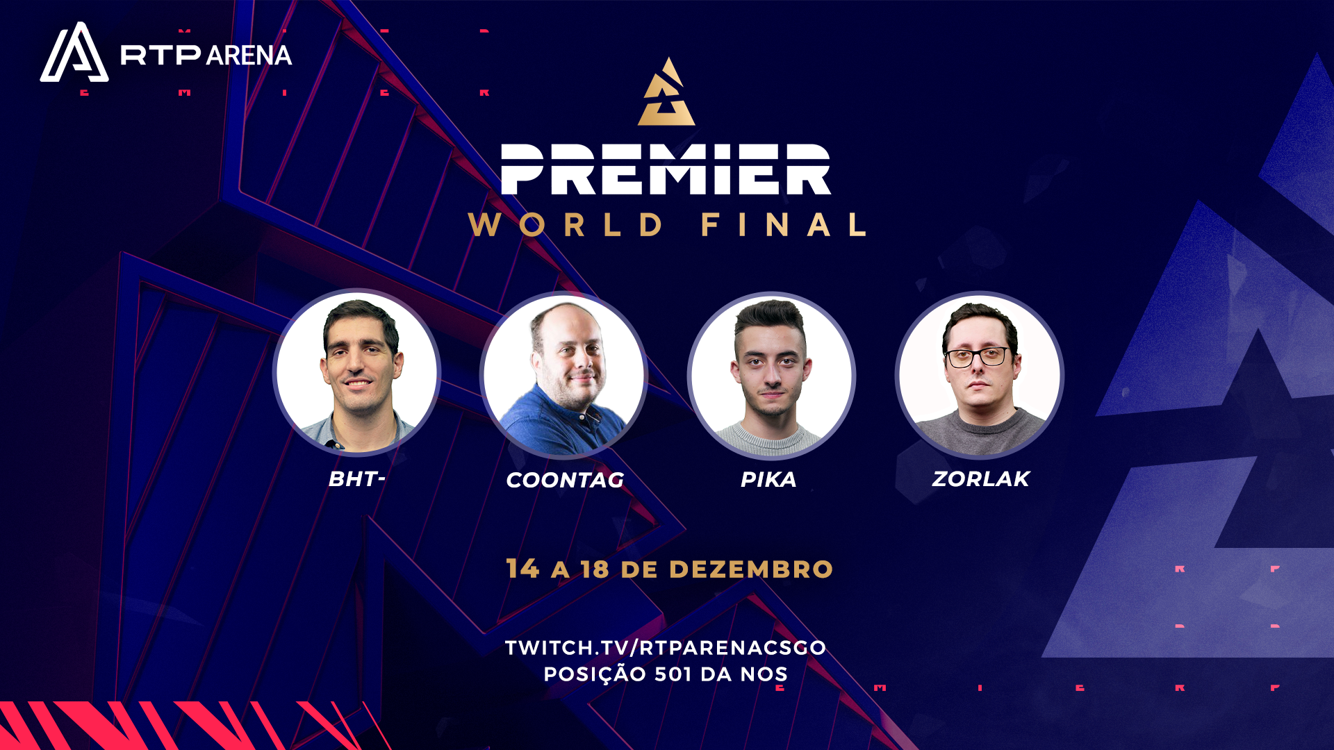 Conhece o talento para a BLAST Premier World Final 2022!