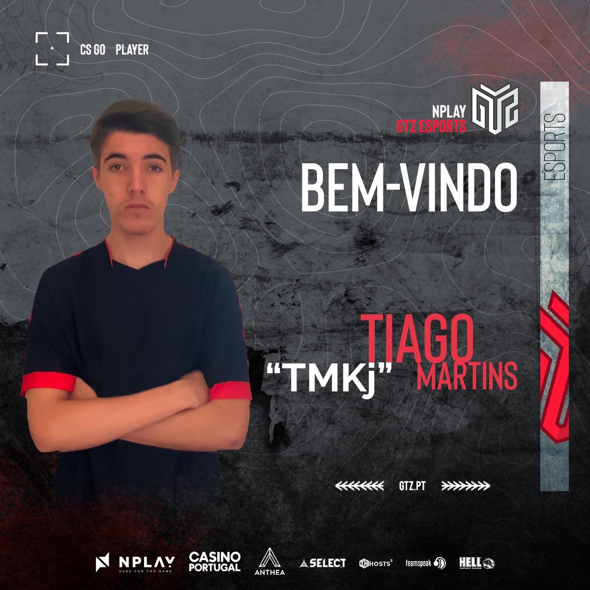 TMKj torna-se o sexto jogador do plantel da GTZ Esports