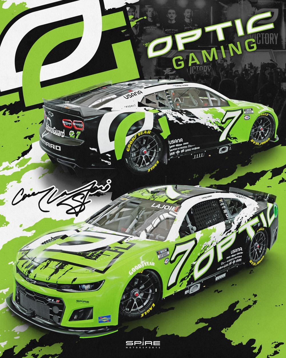 OpTic Gaming patrocina carro de NASCAR