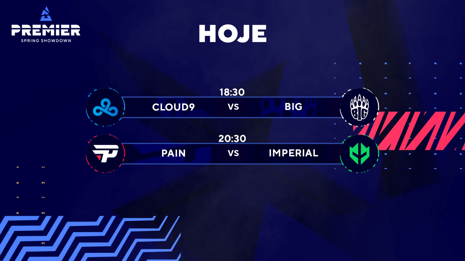 Finais da BLAST Premier Spring Showdown definidas