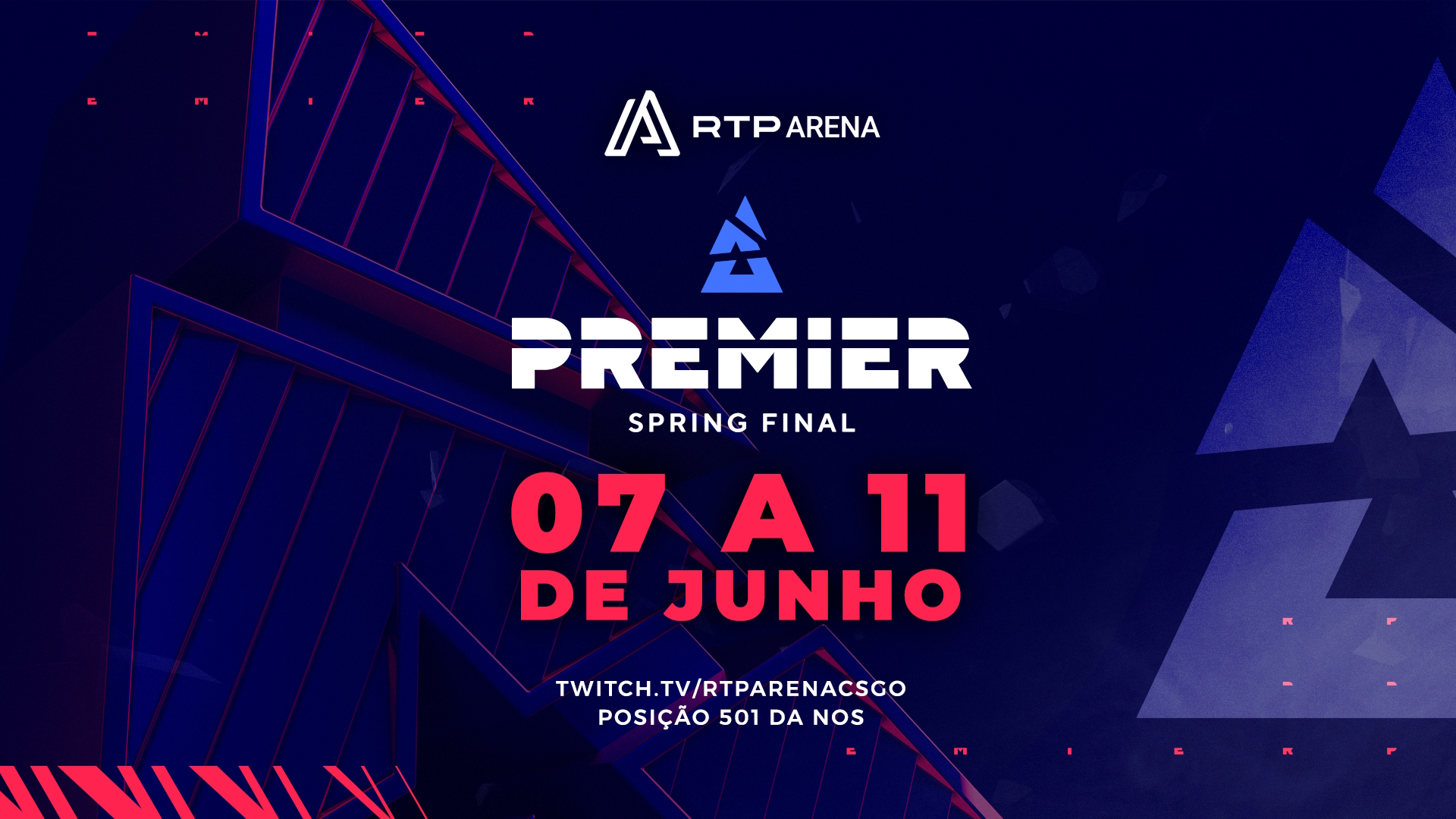 BLAST Spring Finals 2023 é na tua RTP Arena!