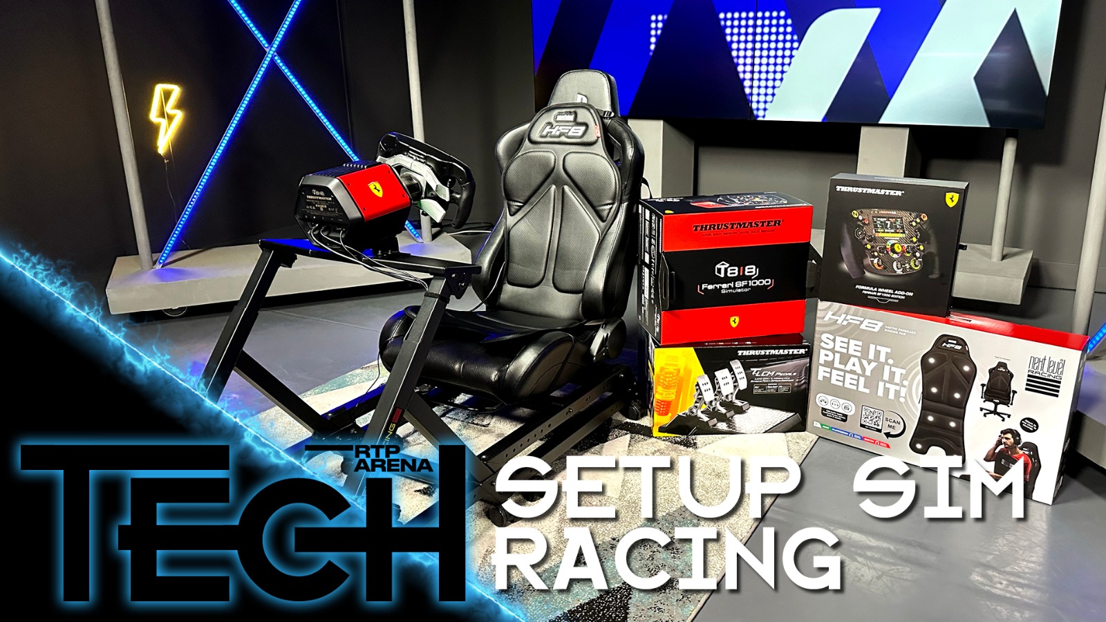 SETUP SIM RACING ️ | RTP Arena Tech ⚡️ - RTP Arena