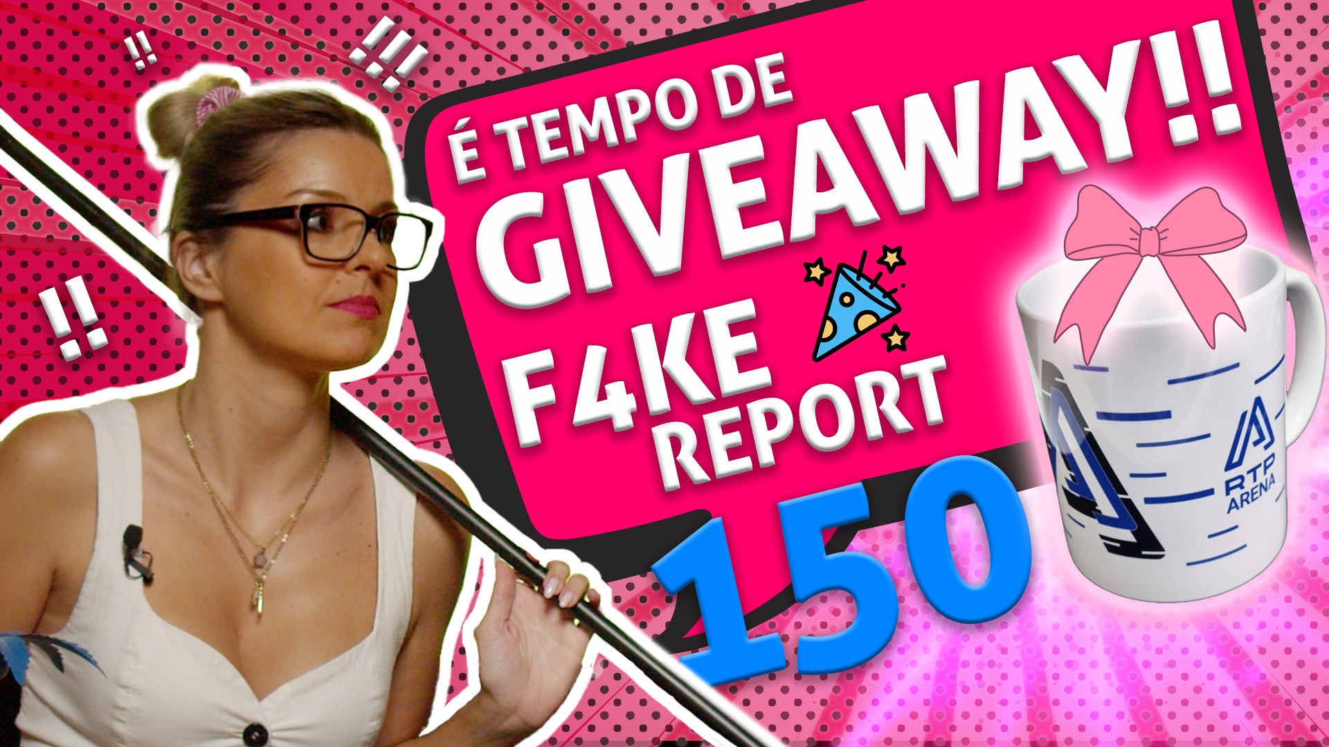 Corram, isto pode ser vosso! - F4KE REPORT #150 拾 | RTP Arena - RTP Arena