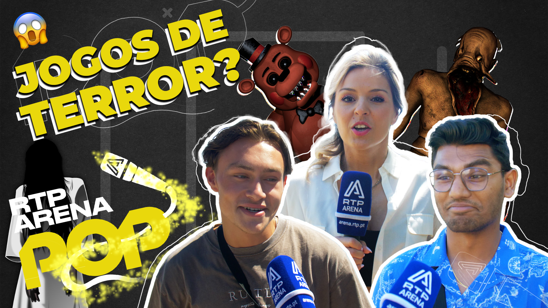 "No escuro não, tenho medo!!!" | RTP Arena POP ️ - RTP Arena