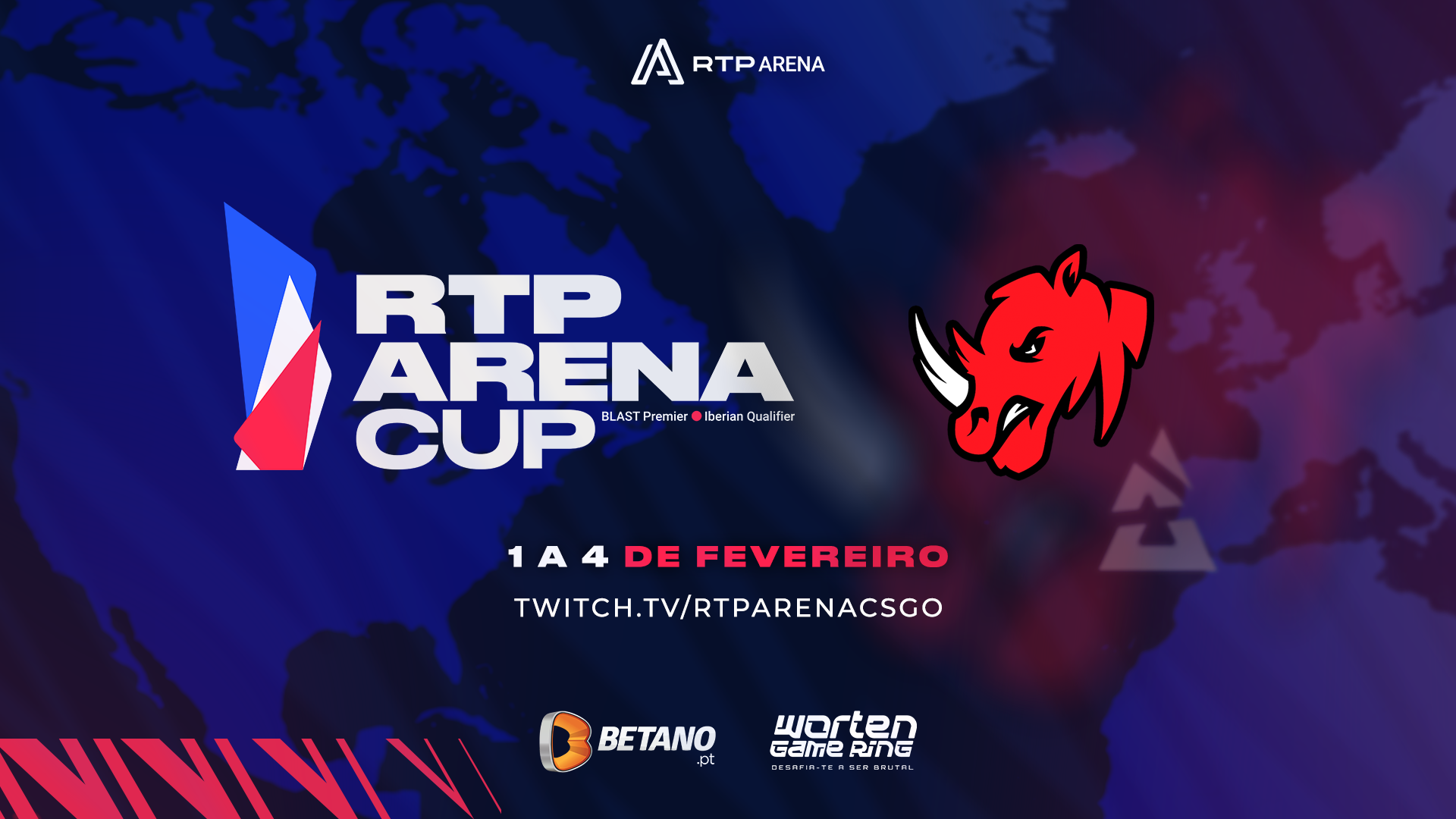 Rhyno completa convidados da RTP Arena Cup!