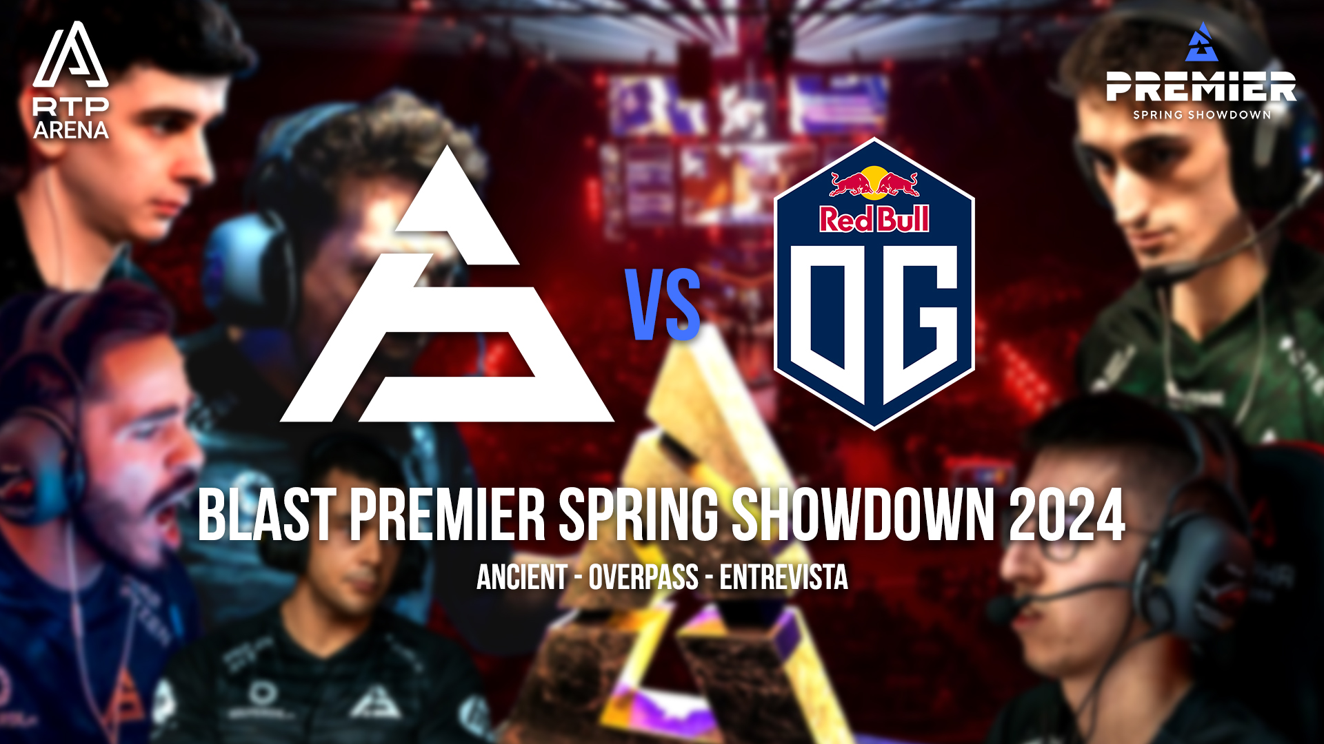 SAW vs. OG BLAST Premier: Spring Showdown 2024 (Qualificação) - RTP Arena