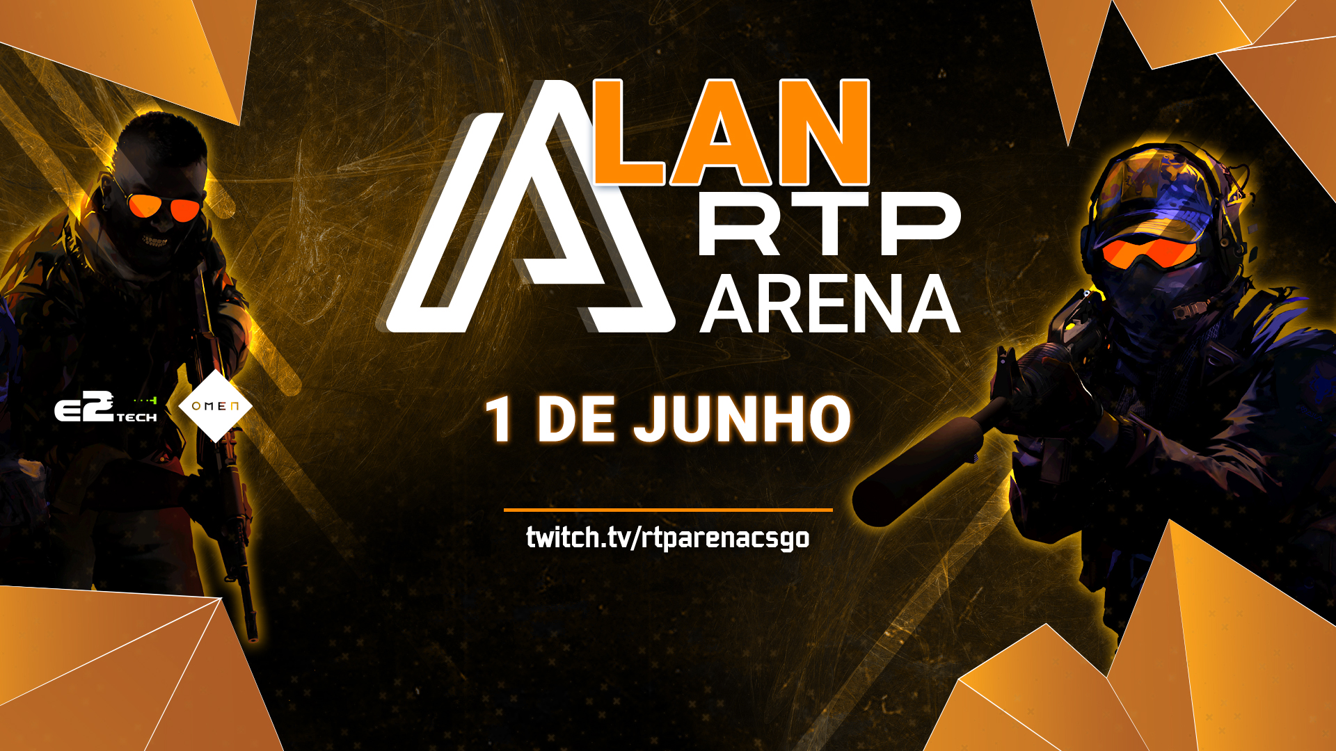 RTP Arena comemora CS2 com equipa e personalidades em LAN!