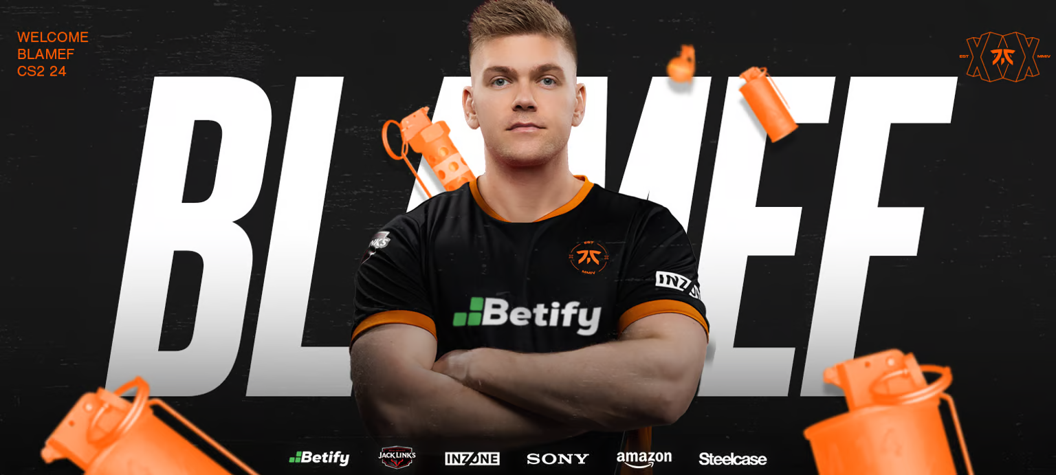 fnatic anuncia contratação de blameF