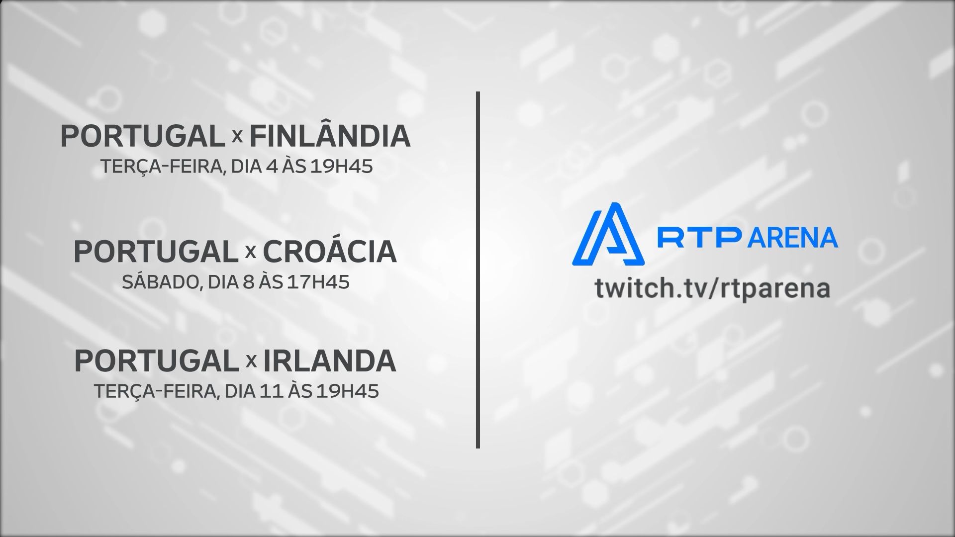 Vibra com os jogos de Portugal rumo ao UEFA EURO 2024 na RTP Arena!