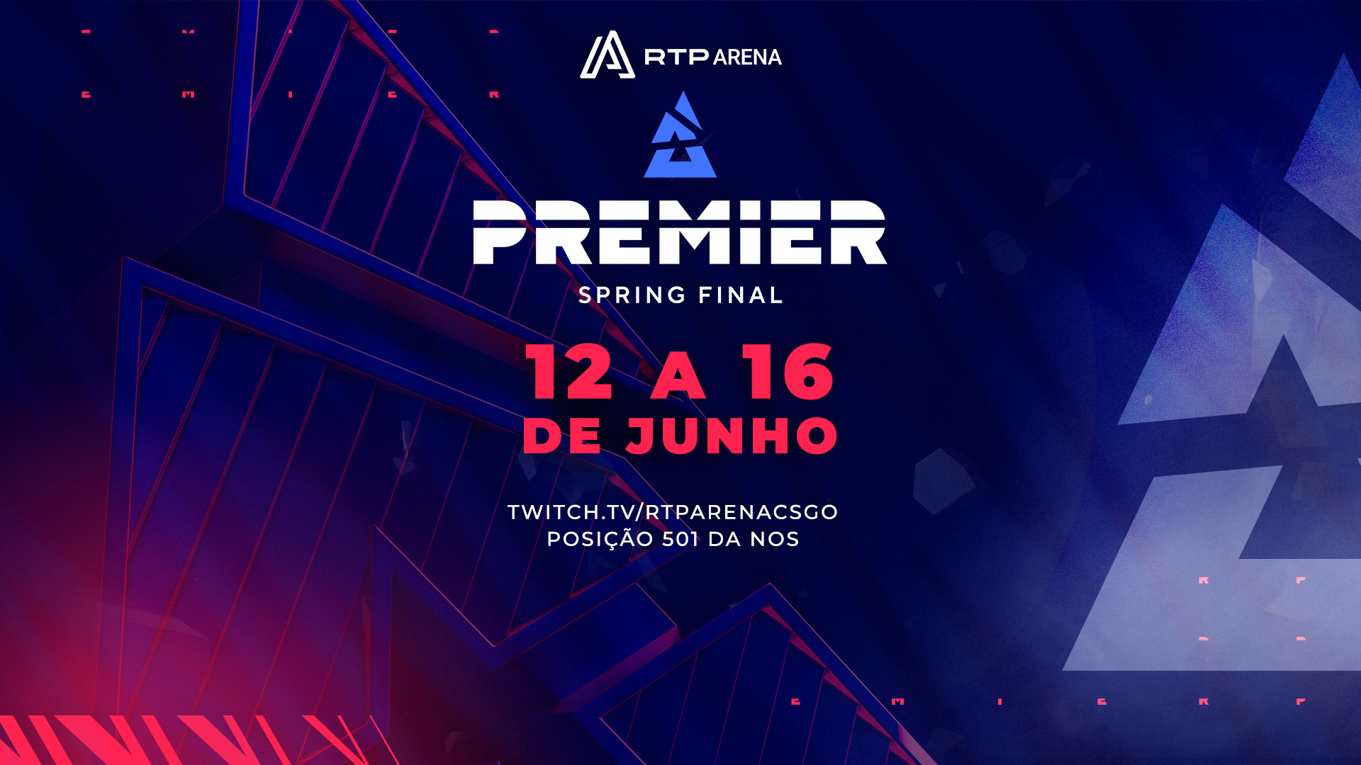 BLAST Premier Spring Final joga-se na tua RTP Arena!