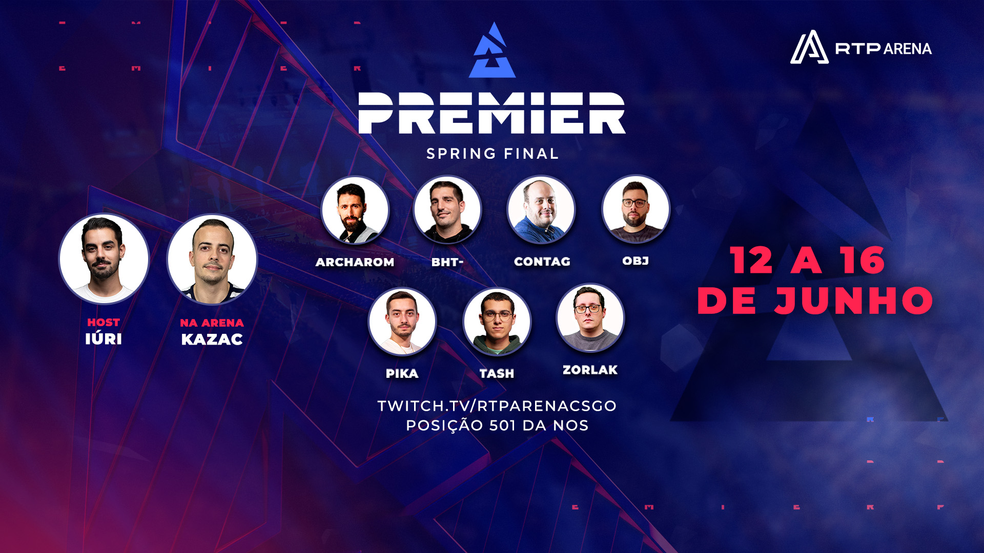 Este é o talento para a BLAST Premier Spring Final!
