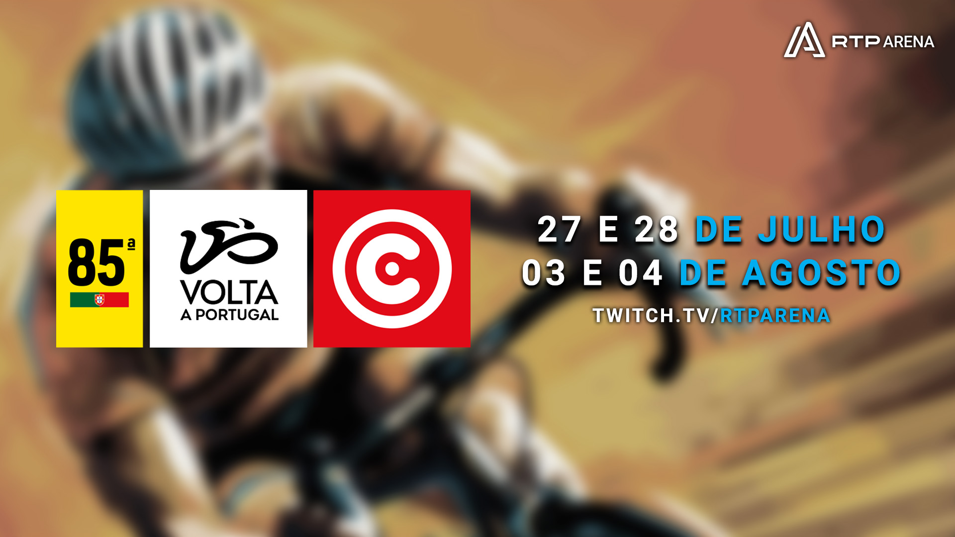 Volta a Portugal chega à RTP Arena em transmissão histórica