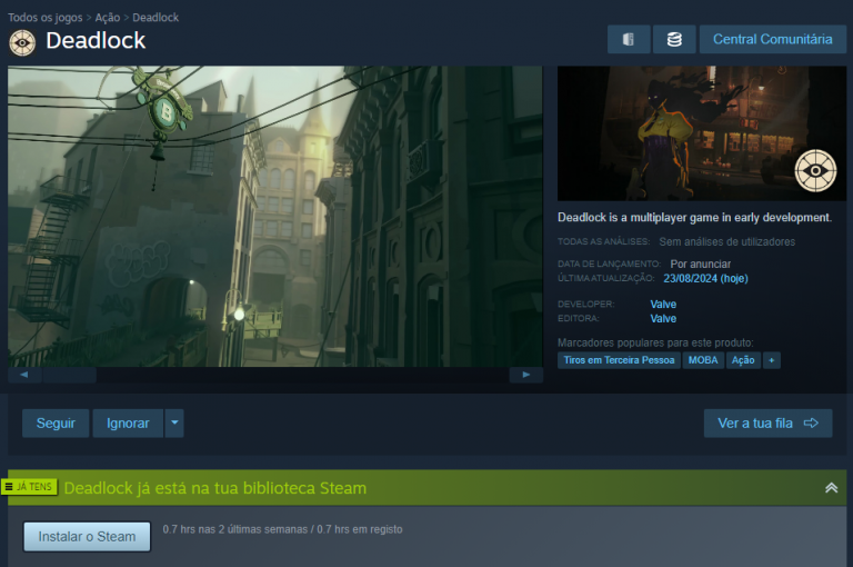 Deadlock é oficialmente revelado