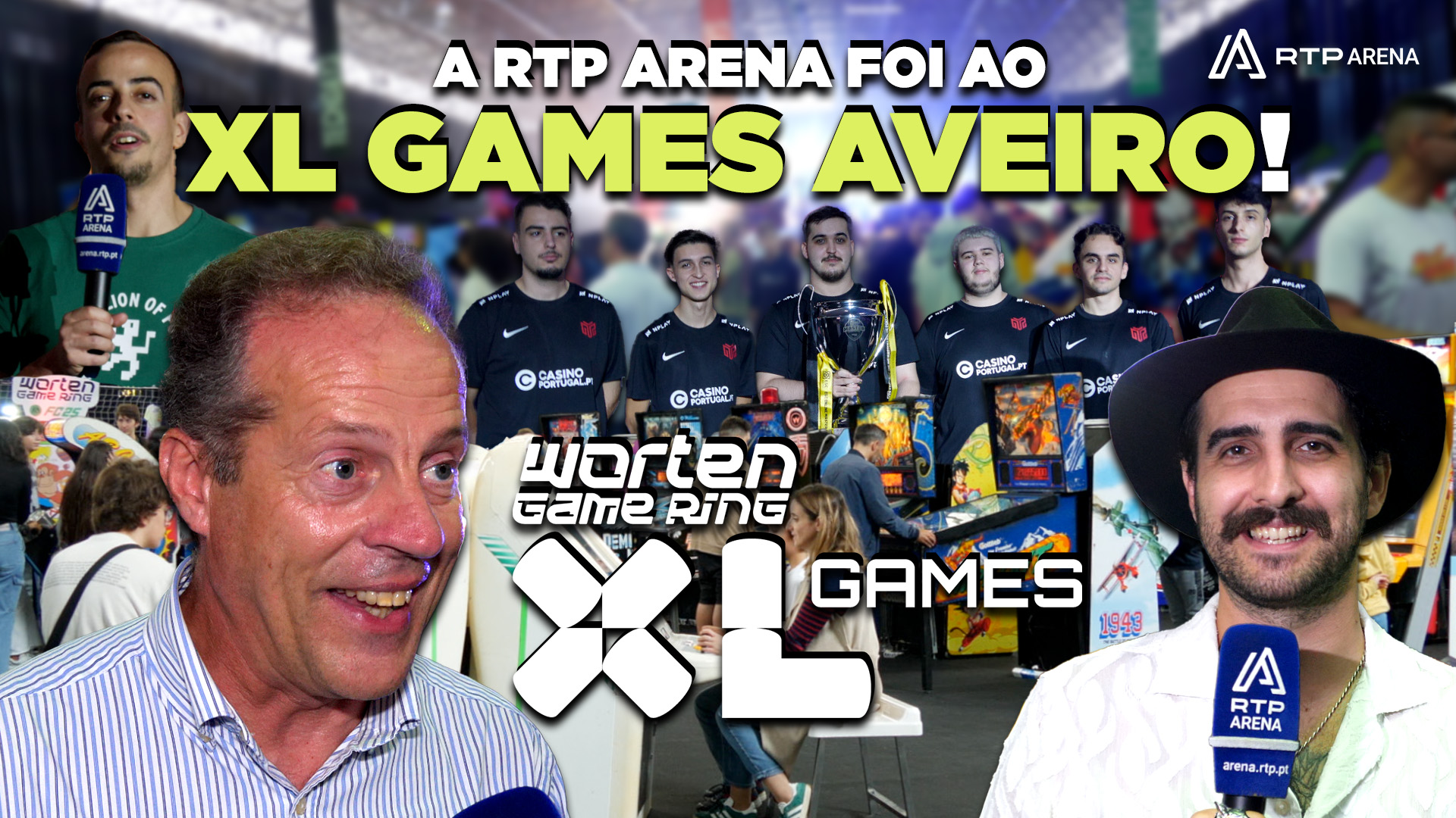 Vem descobrir o XL Games de Aveiro connosco! - RTP Arena