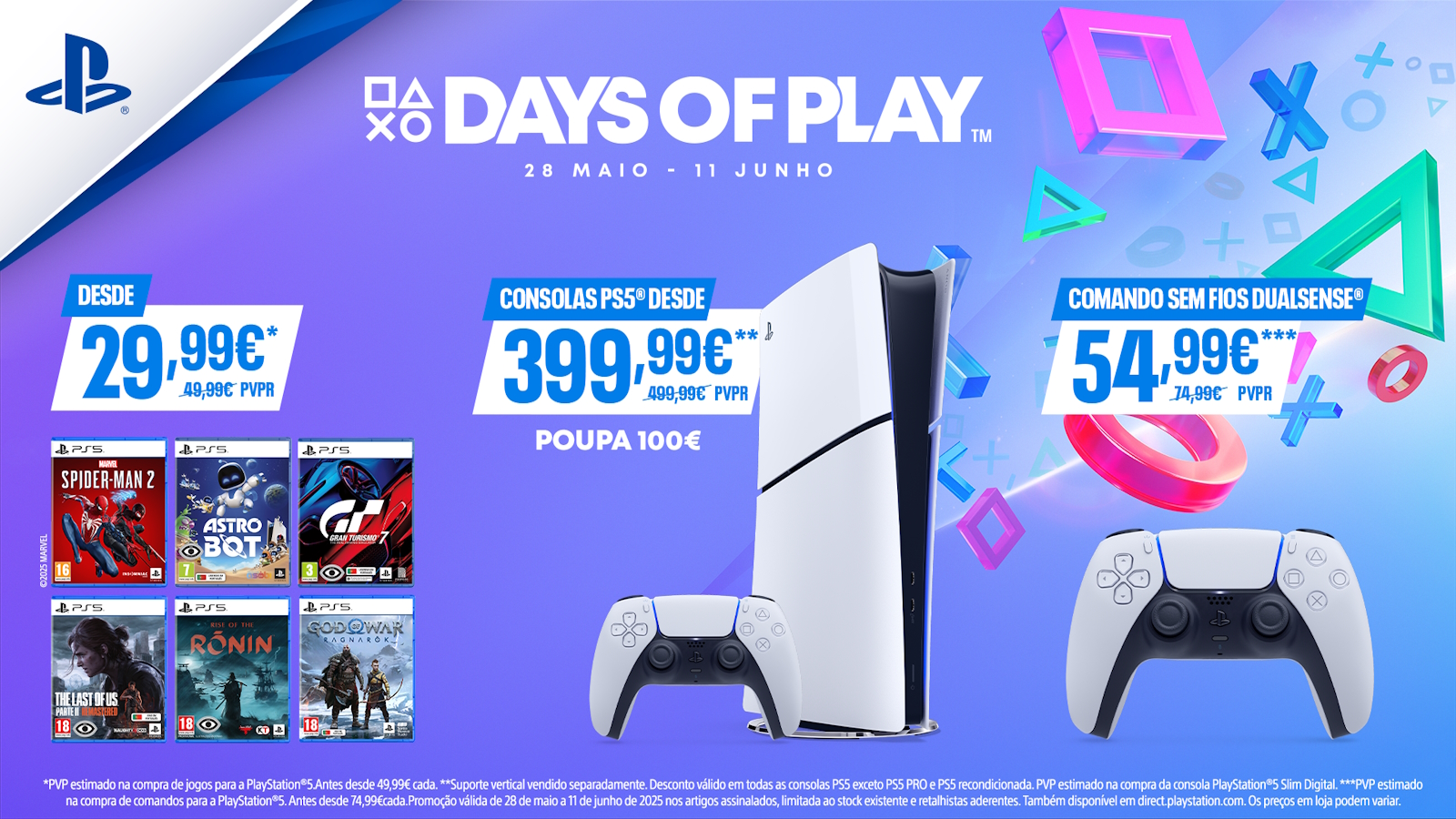 Chegaram os Days of Play 2025