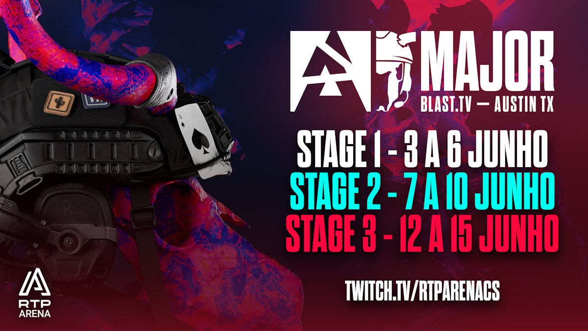 BLAST.tv Austin Major joga-se na tua RTP Arena!