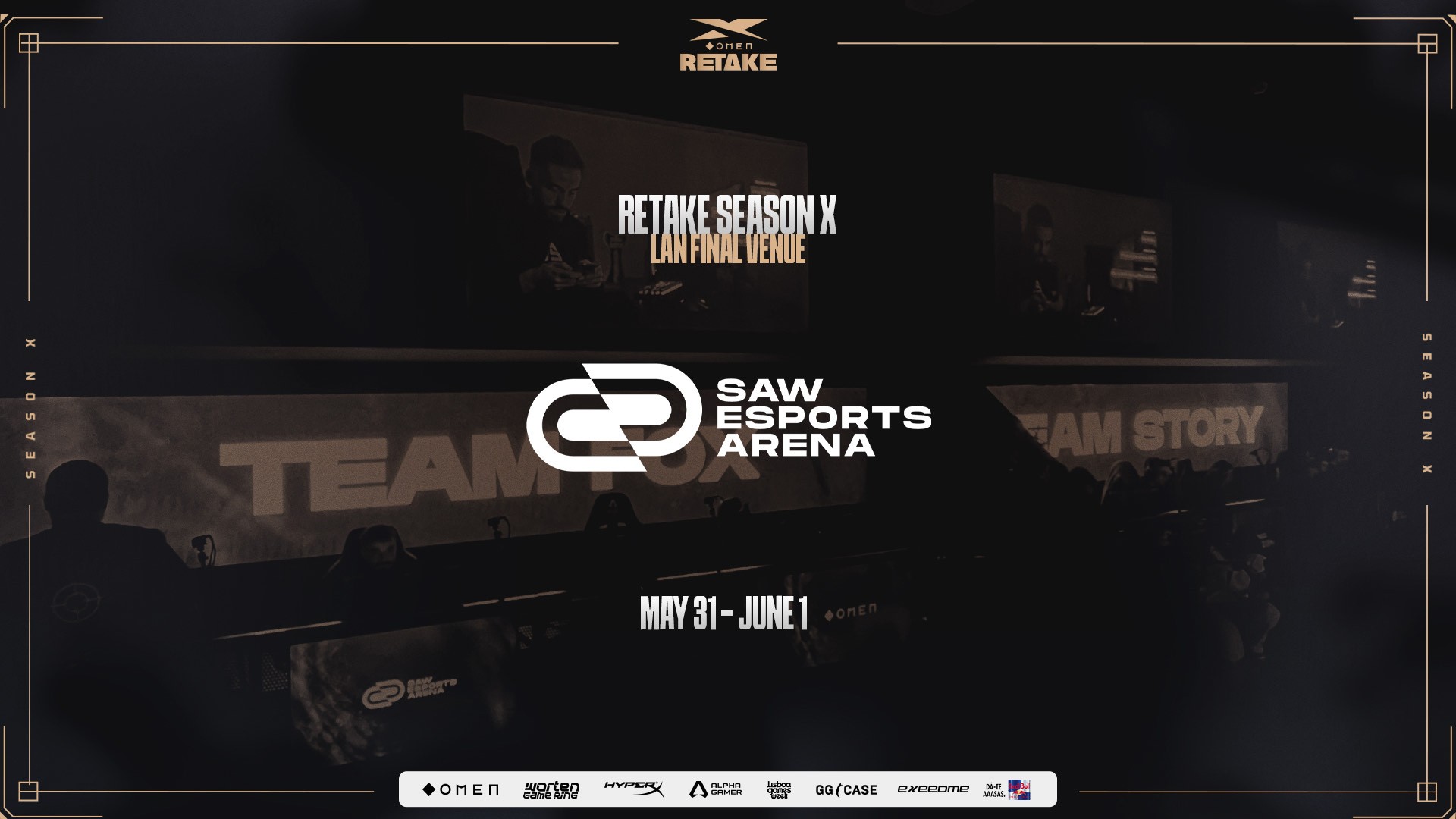 SAW Esports Arena recebe finais da 10.ª temporada do OMEN RETAKE