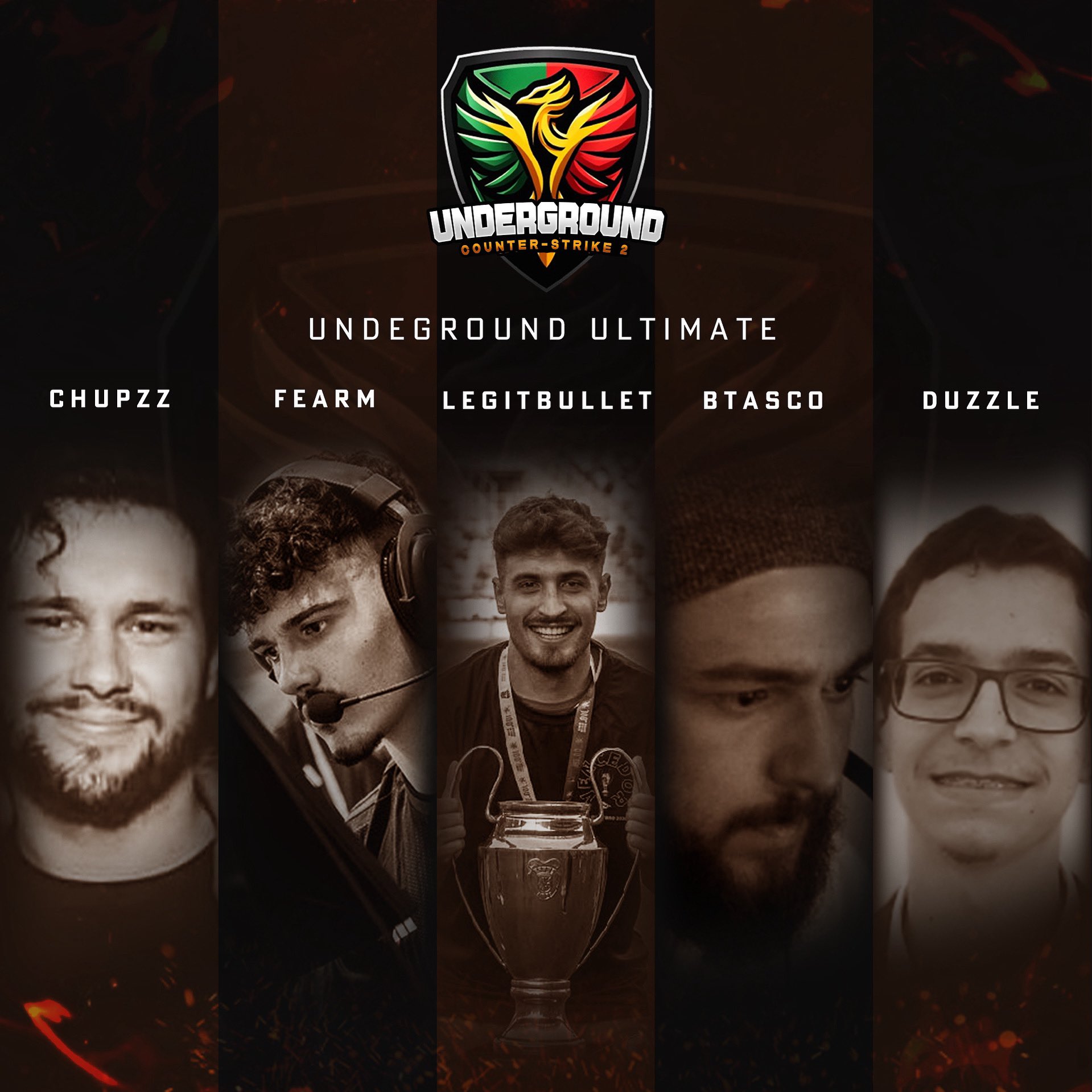Underground Esports apresenta duas equipas portuguesas de CS2