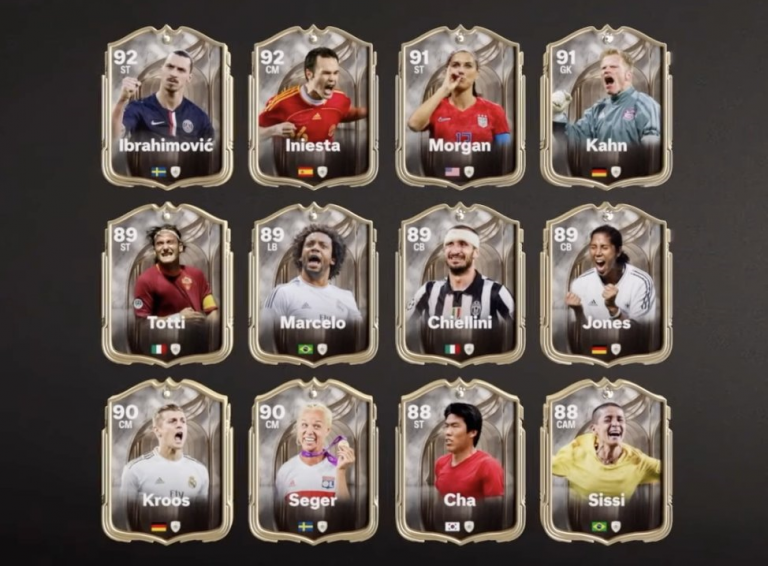 EA revela turma de Ícones para o EA Sports FC 26
