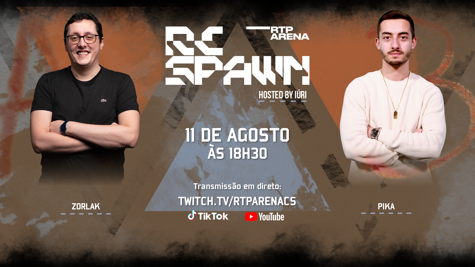 RTP Arena RESPAWN de agosto já tem hora marcada!